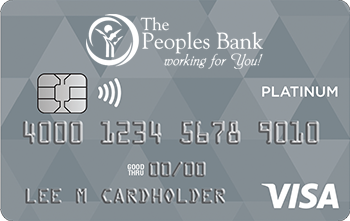Personal Credit Cards | The Peoples Bank